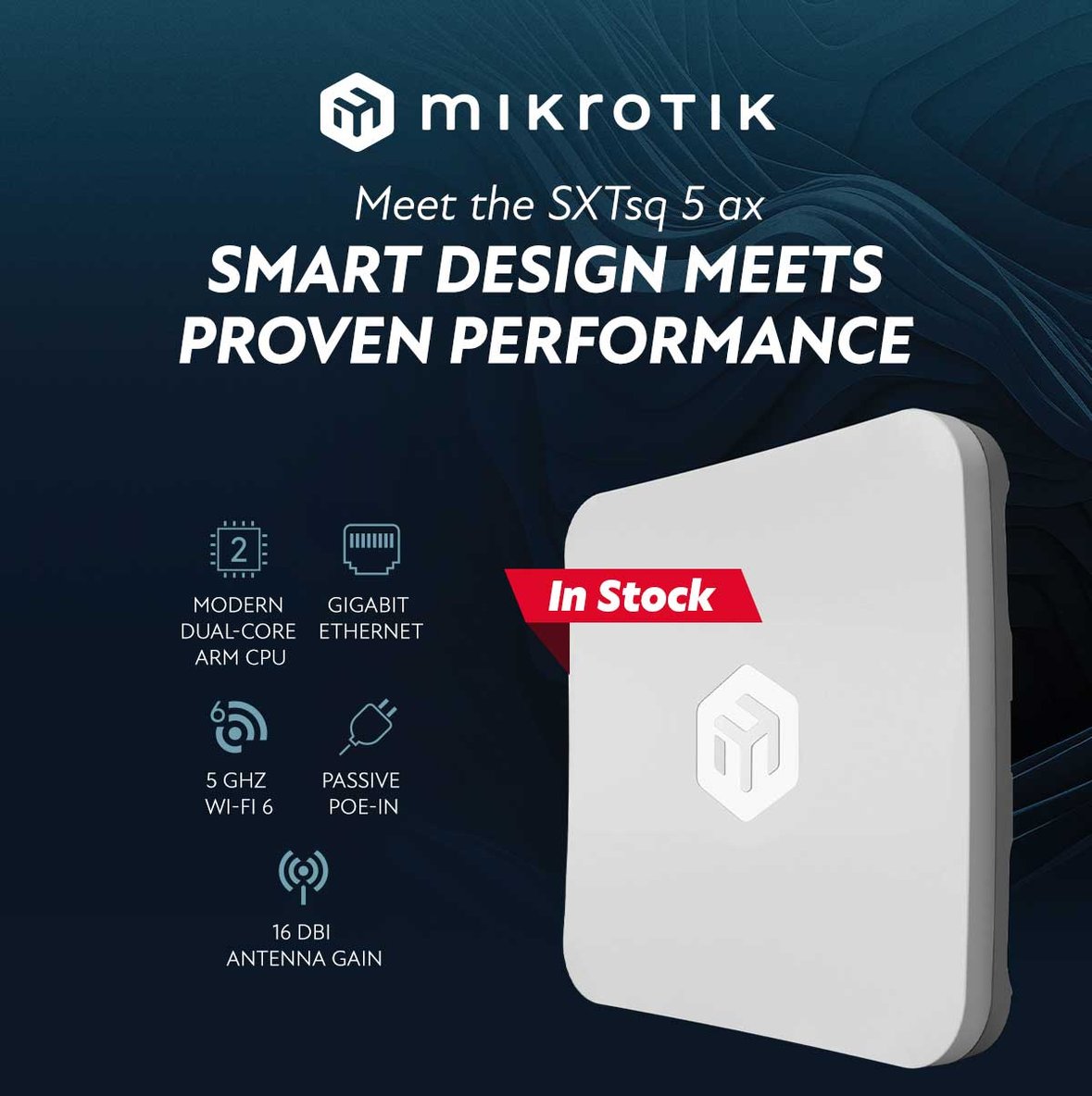 MikroTik SXTsq 5 ax: Compact Wi-Fi 6 Outdoor CPE Solution