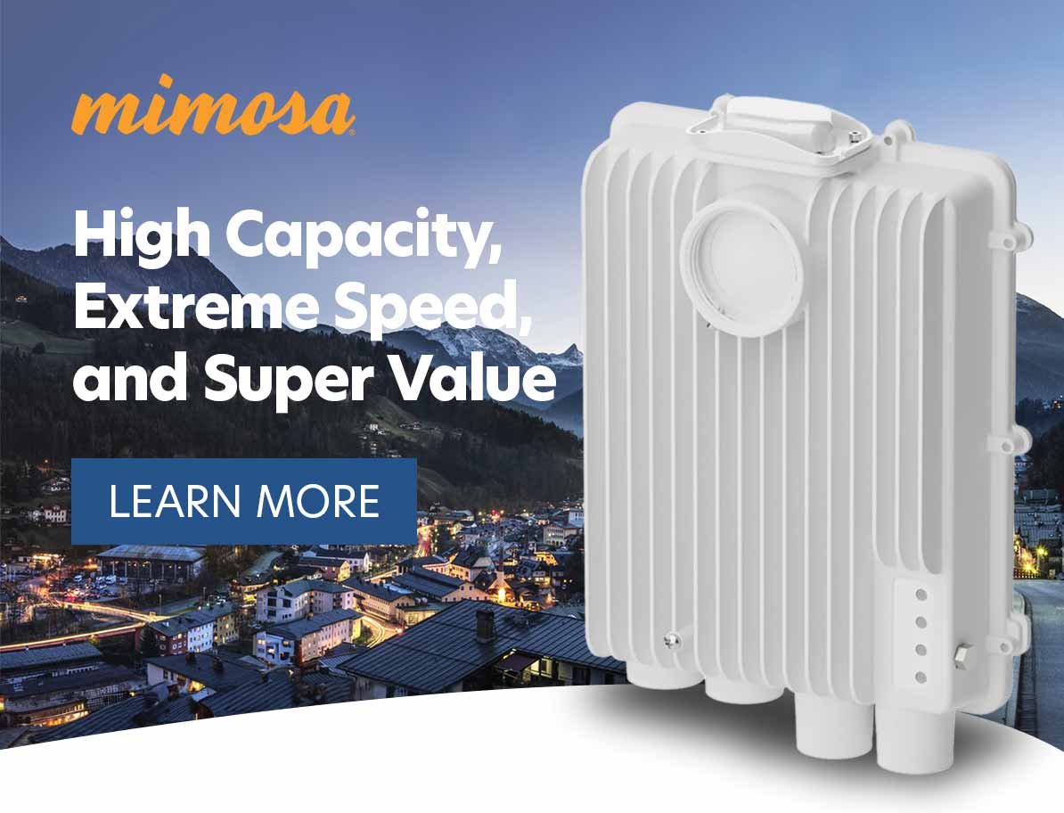 Mimosa B6X: Fast Unlicensed Backhaul